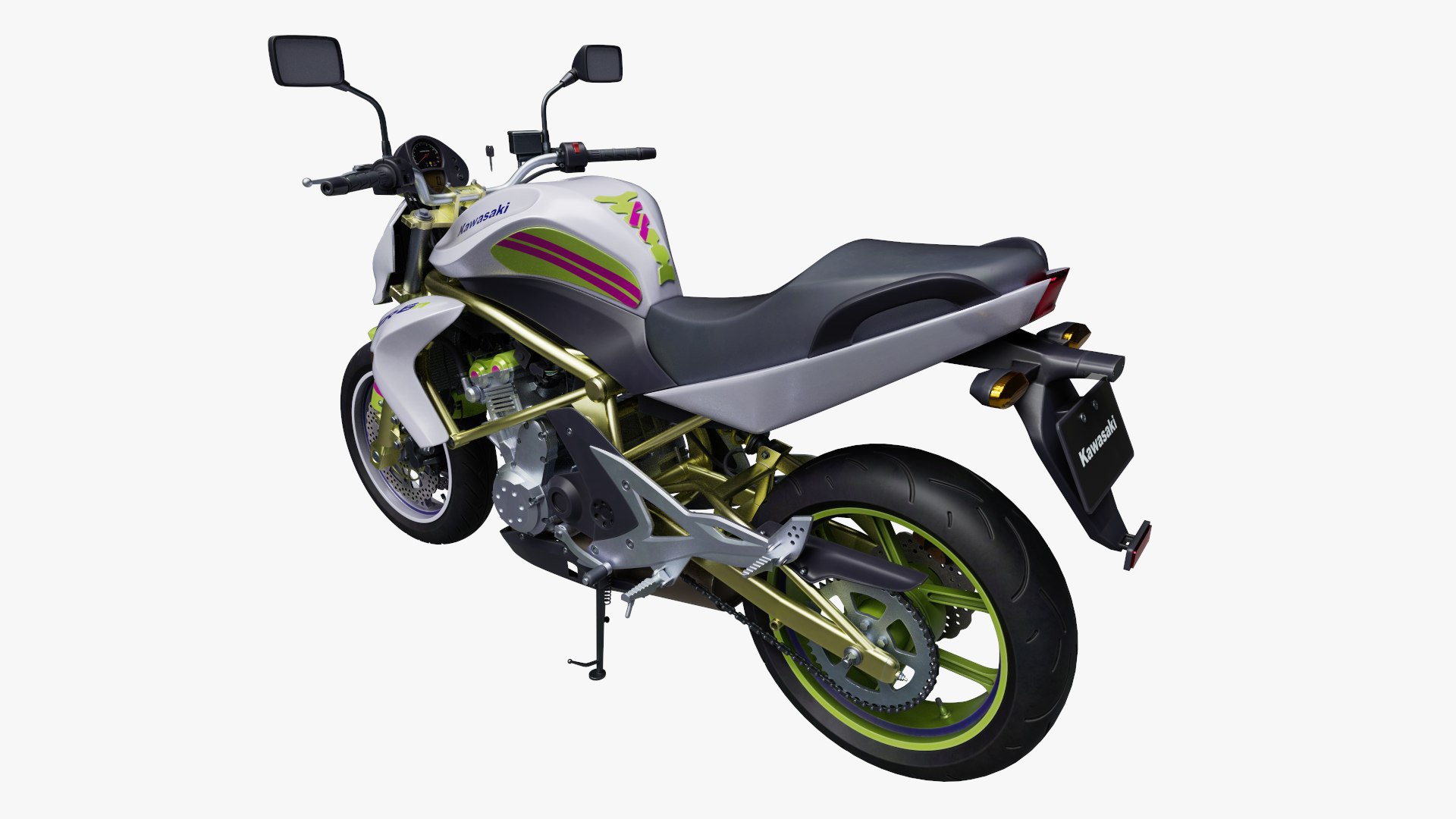 Kawasaki ER-6N 3D Model - TurboSquid 2091495