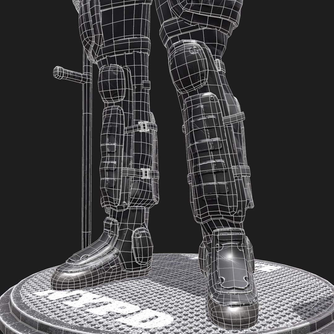 Character riot 3D model - TurboSquid 1338003