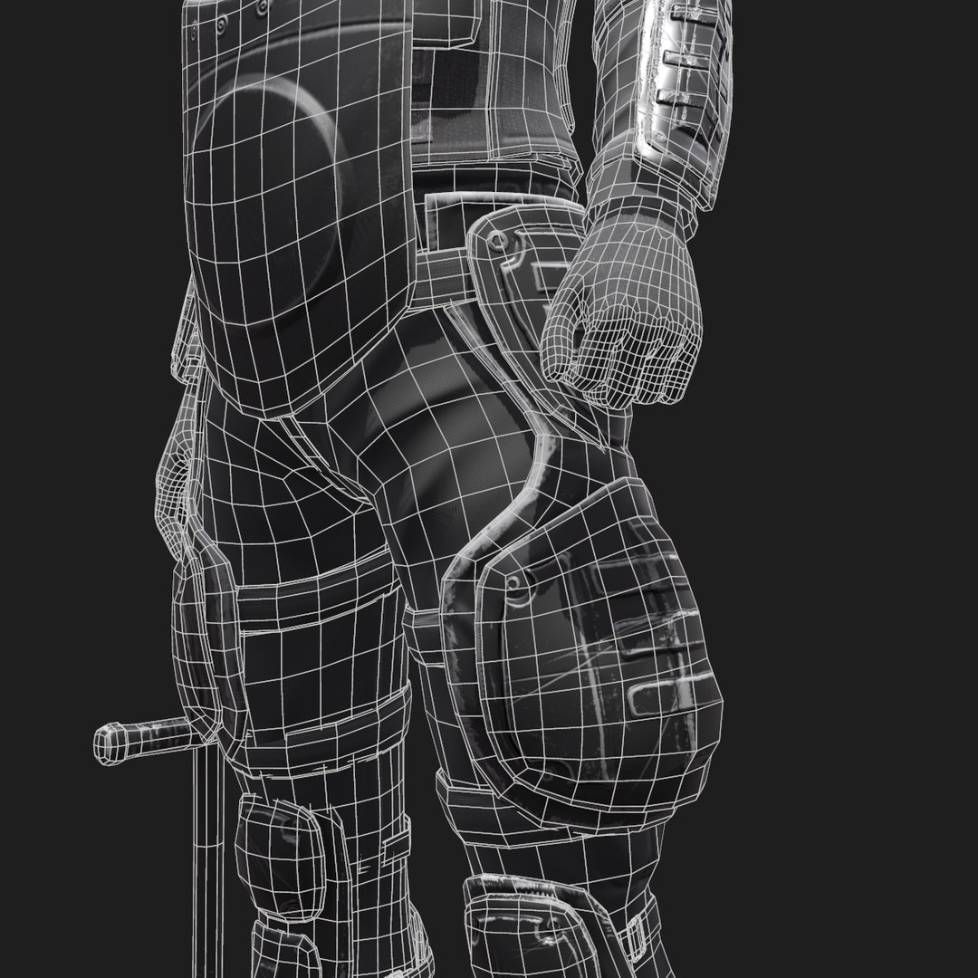 Character riot 3D model - TurboSquid 1338003
