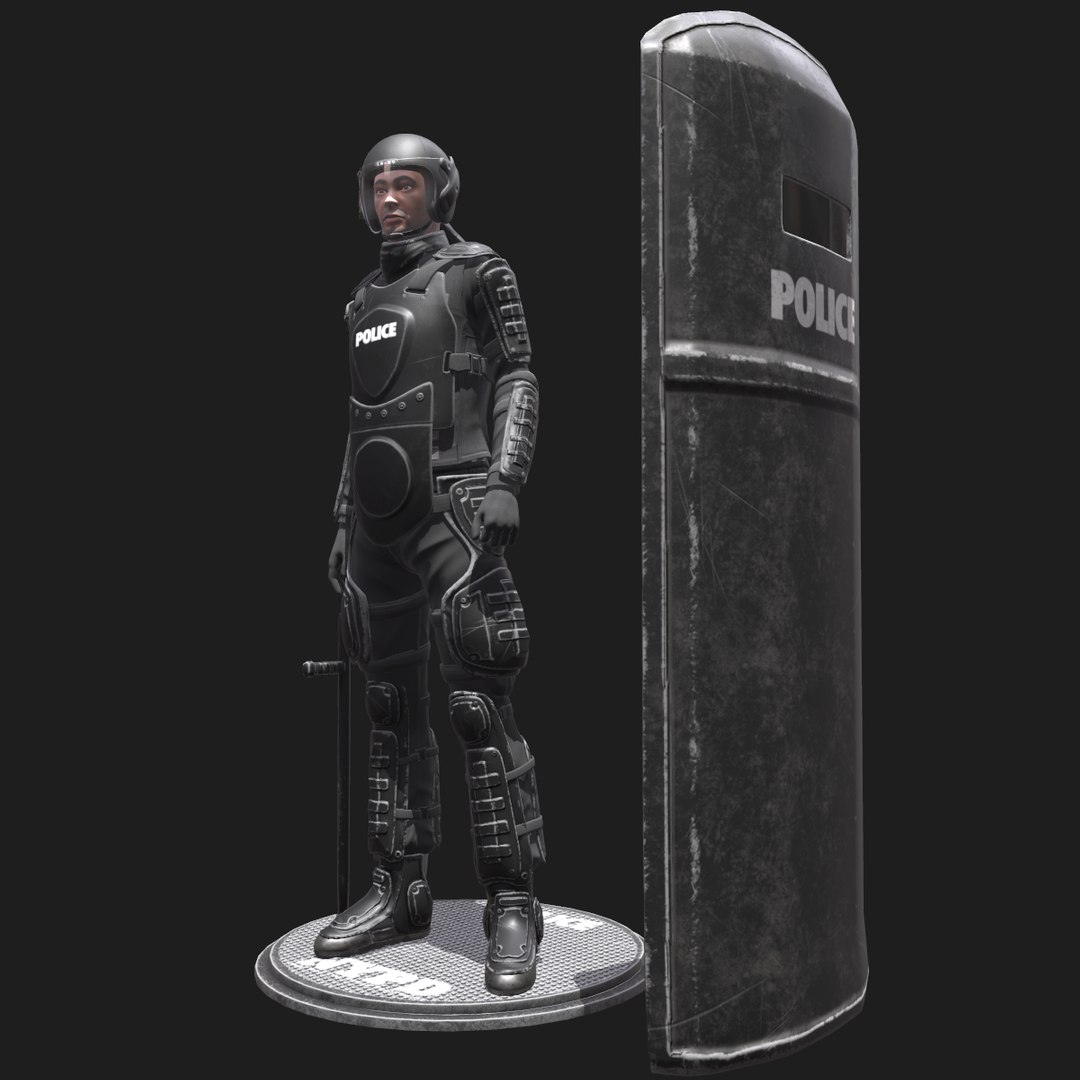 Character riot 3D model - TurboSquid 1338003