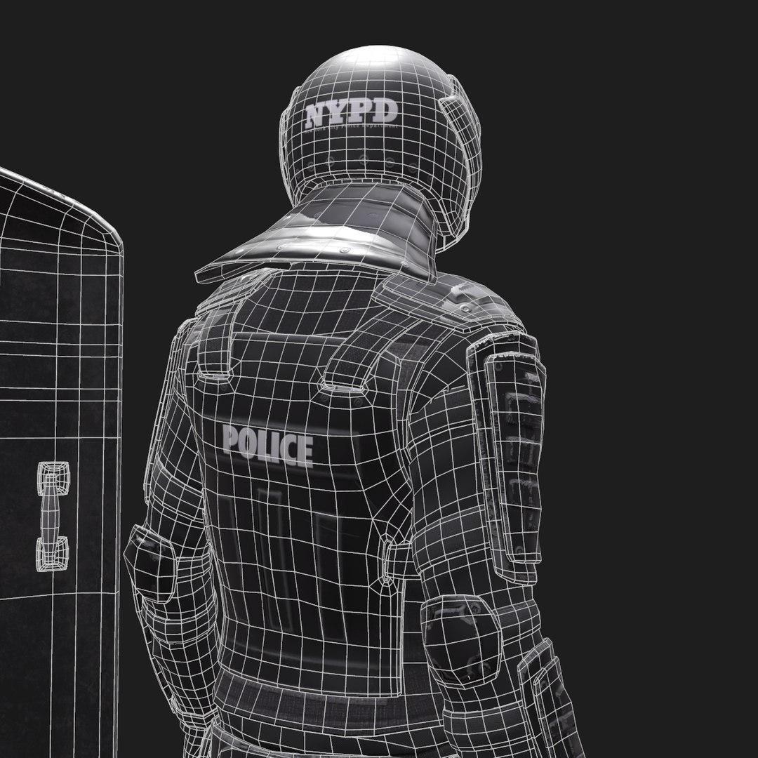 Character riot 3D model - TurboSquid 1338003