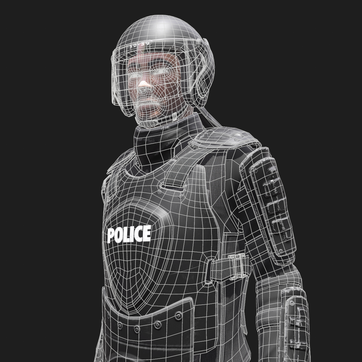 Character riot 3D model - TurboSquid 1338003