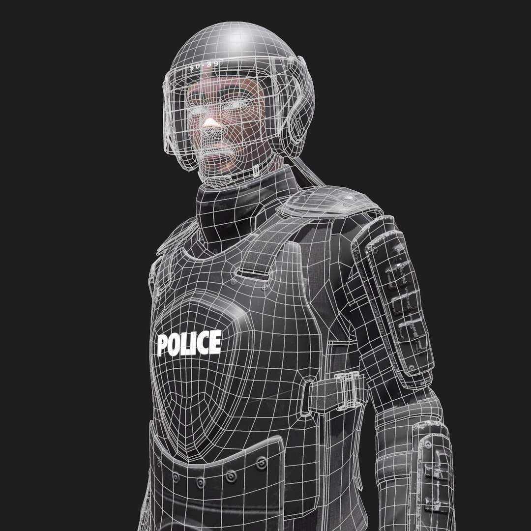 Character riot 3D model - TurboSquid 1338003