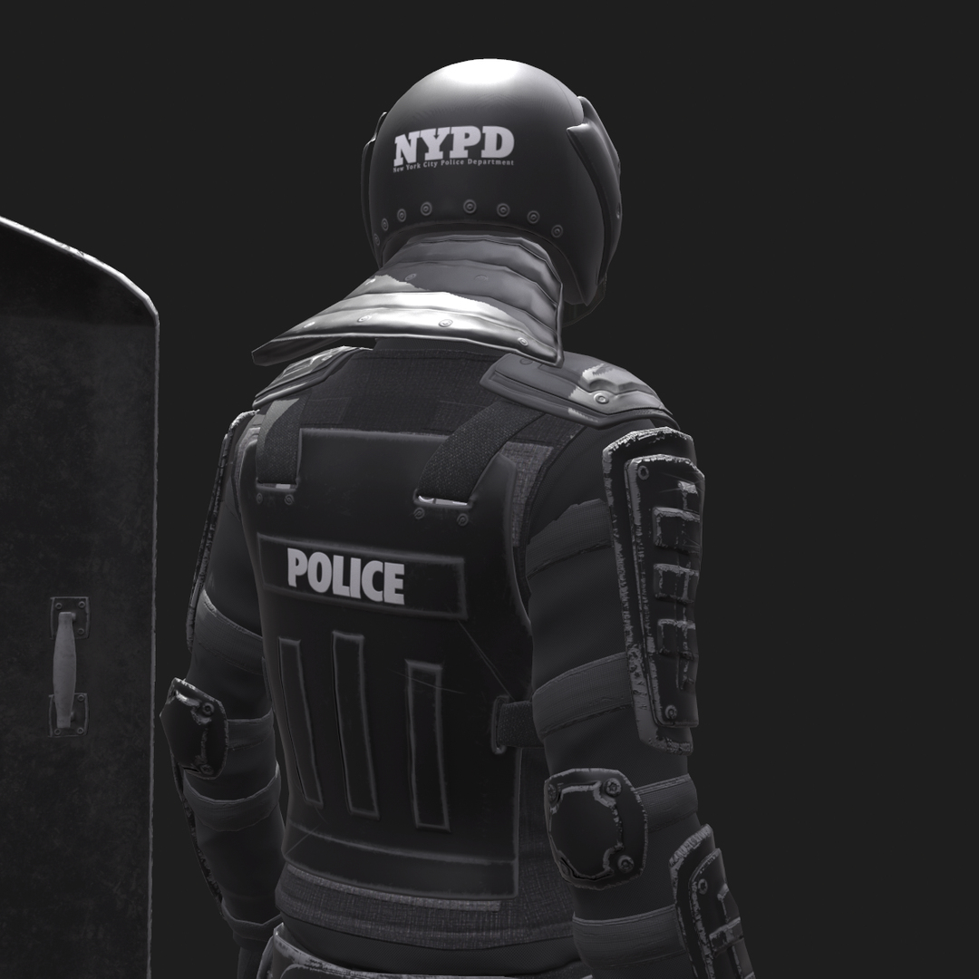 Character riot 3D model - TurboSquid 1338003