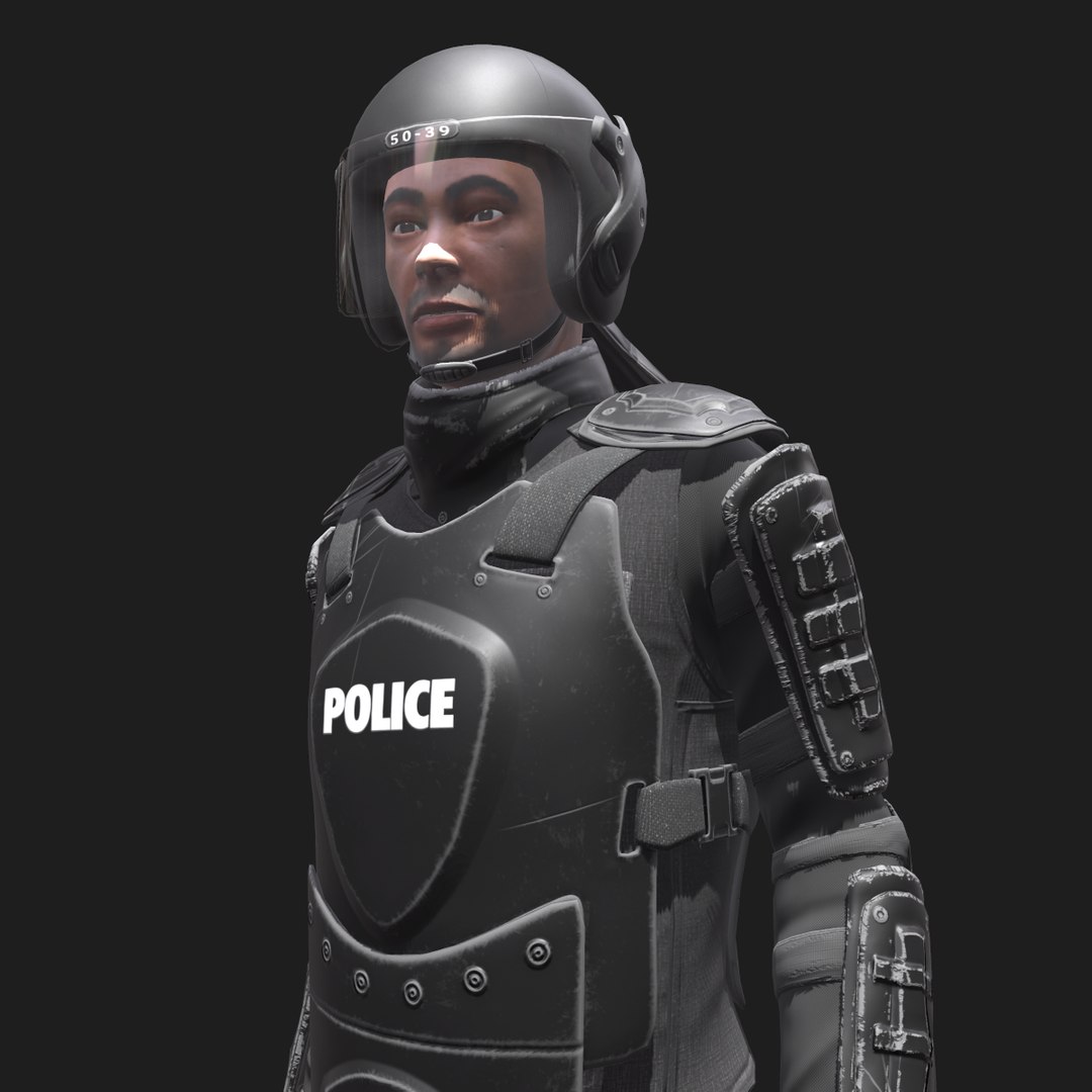 Character riot 3D model - TurboSquid 1338003