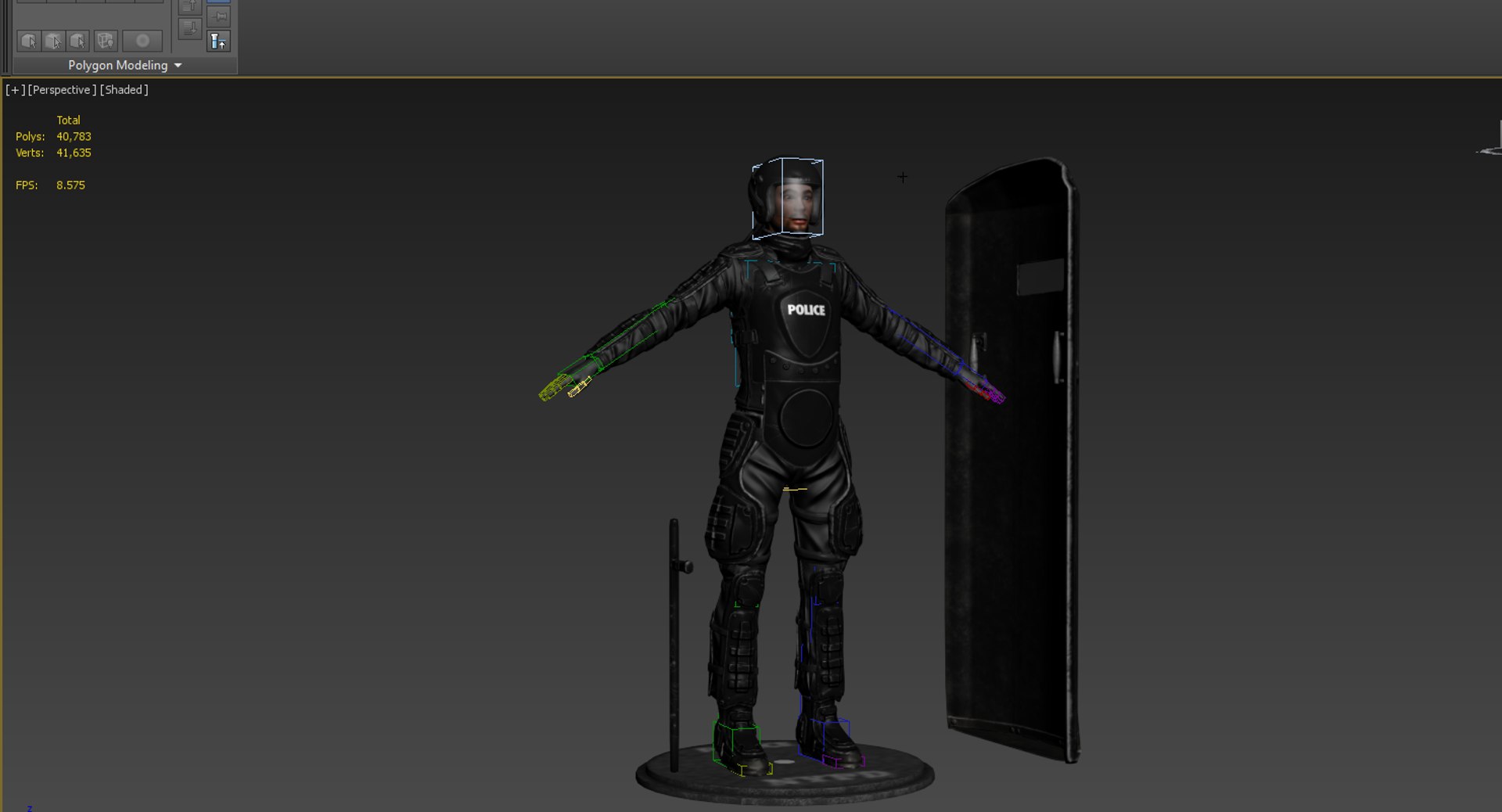 Character riot 3D model - TurboSquid 1338003