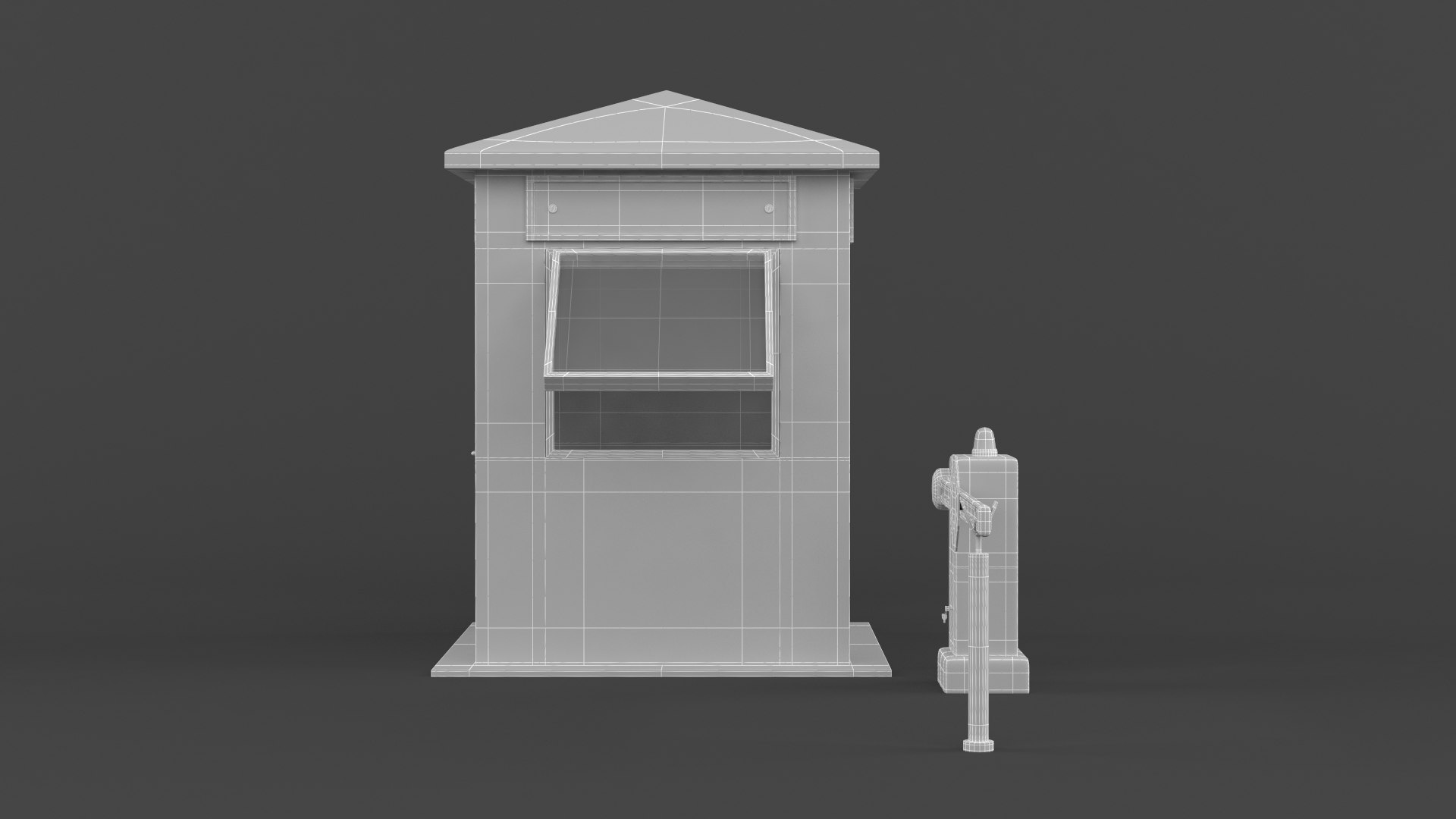 Security Booth 3D Model - TurboSquid 2020907