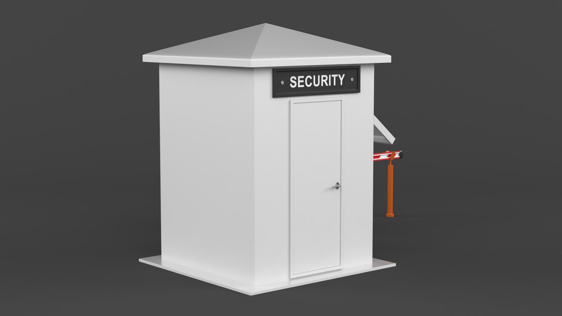 Security Booth 3D Model - TurboSquid 2020907