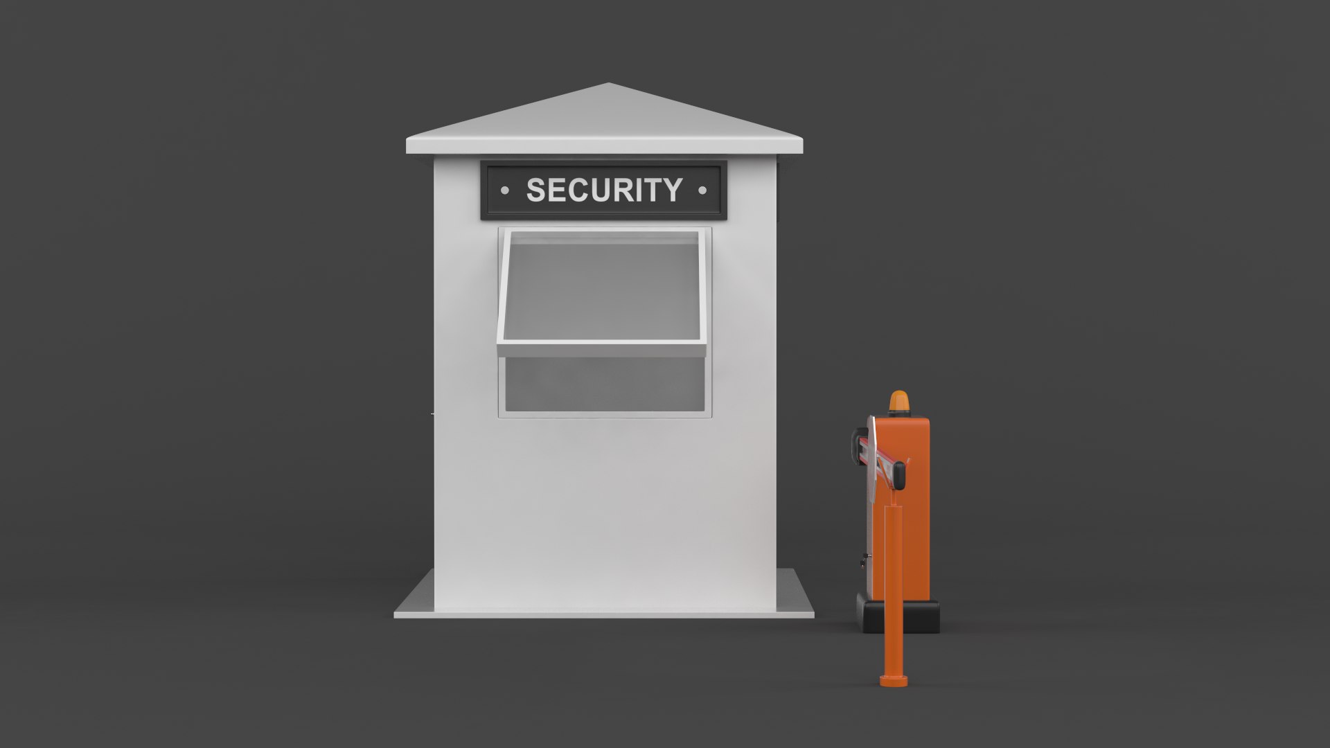 Security Booth 3D Model - TurboSquid 2020907