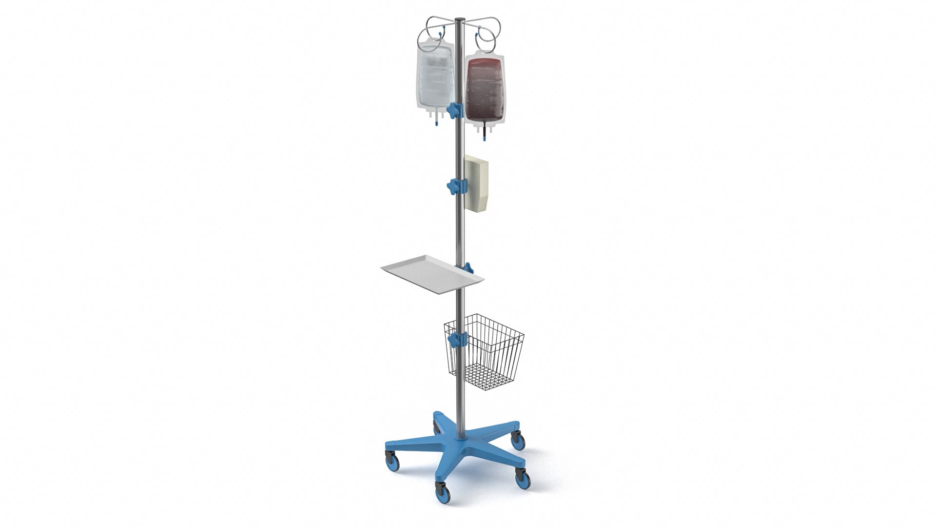 IV And Blood Stand 3D Model - TurboSquid 2456805
