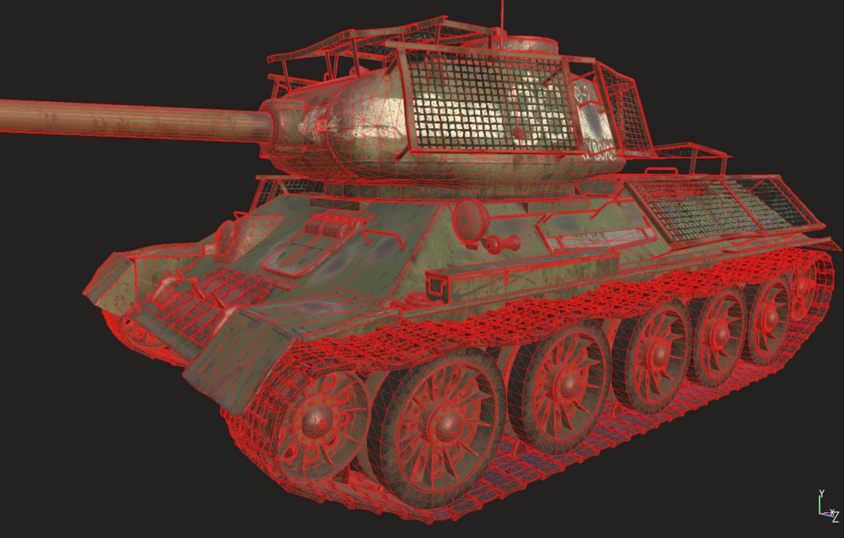 3D T-34 Military Tank - Highly Detailed Model - TurboSquid 2305645