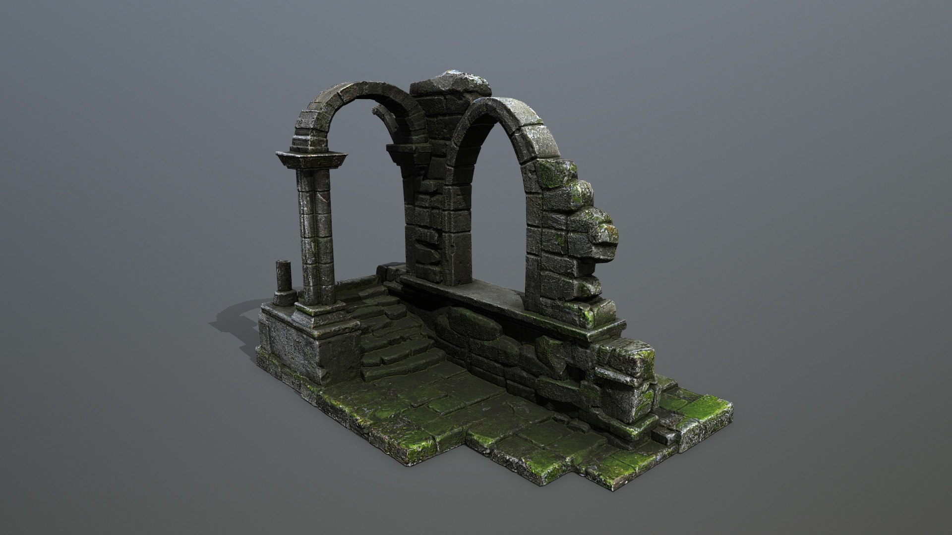 Ruin Gate 3D - TurboSquid 2368654