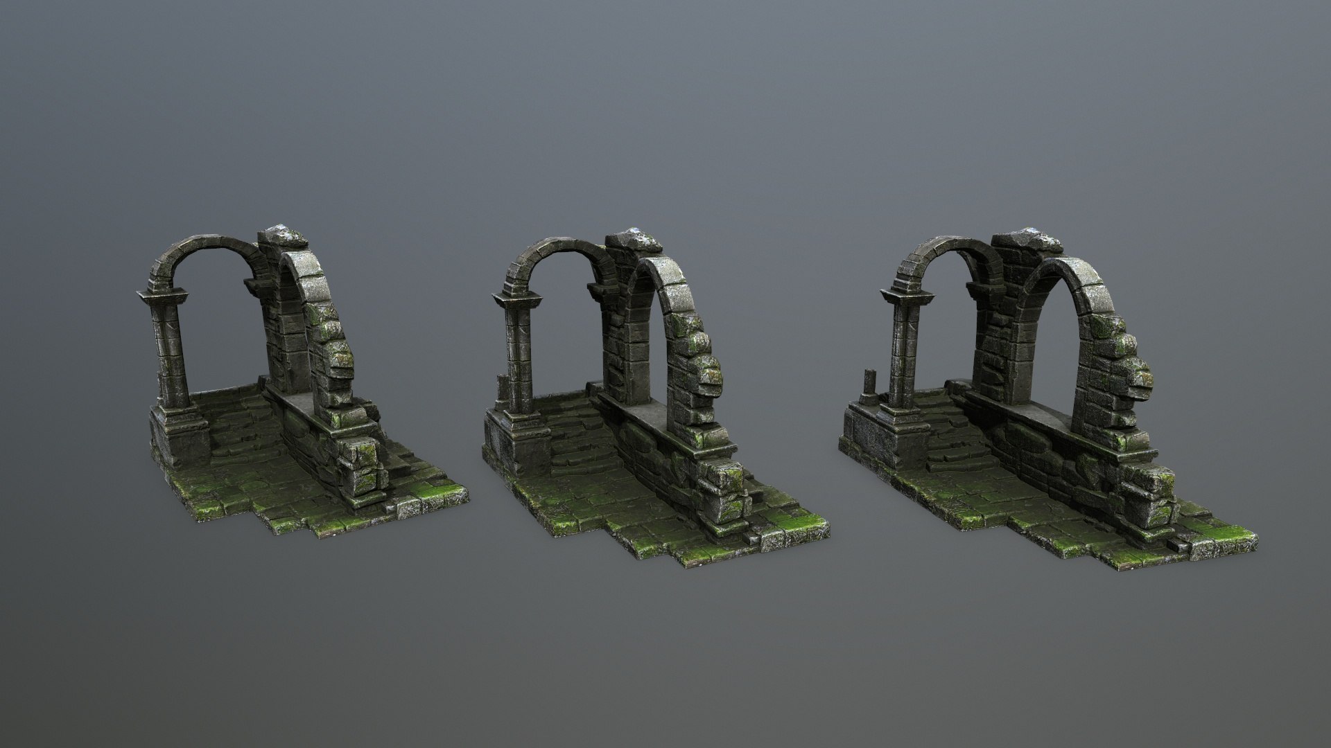 Ruin Gate 3D - TurboSquid 2368654