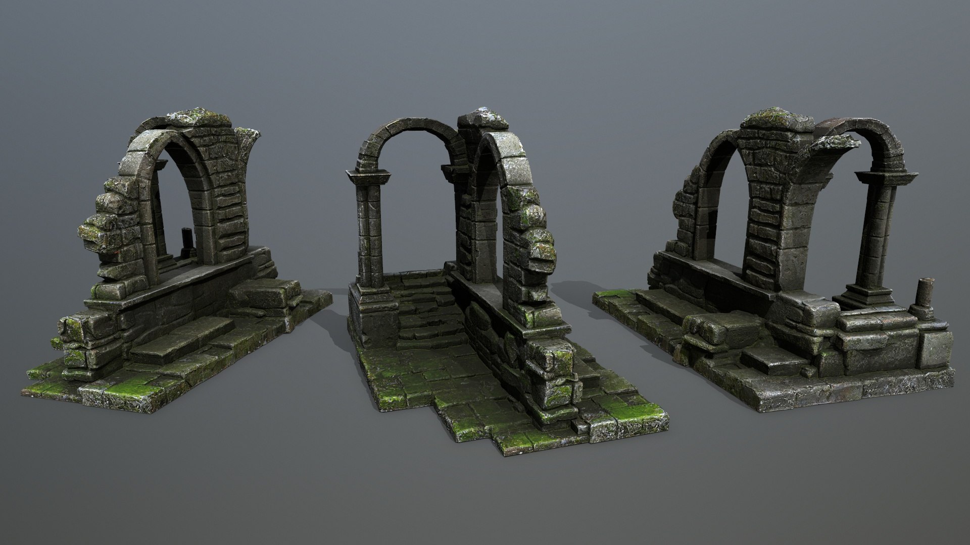 Ruin Gate 3D - TurboSquid 2368654