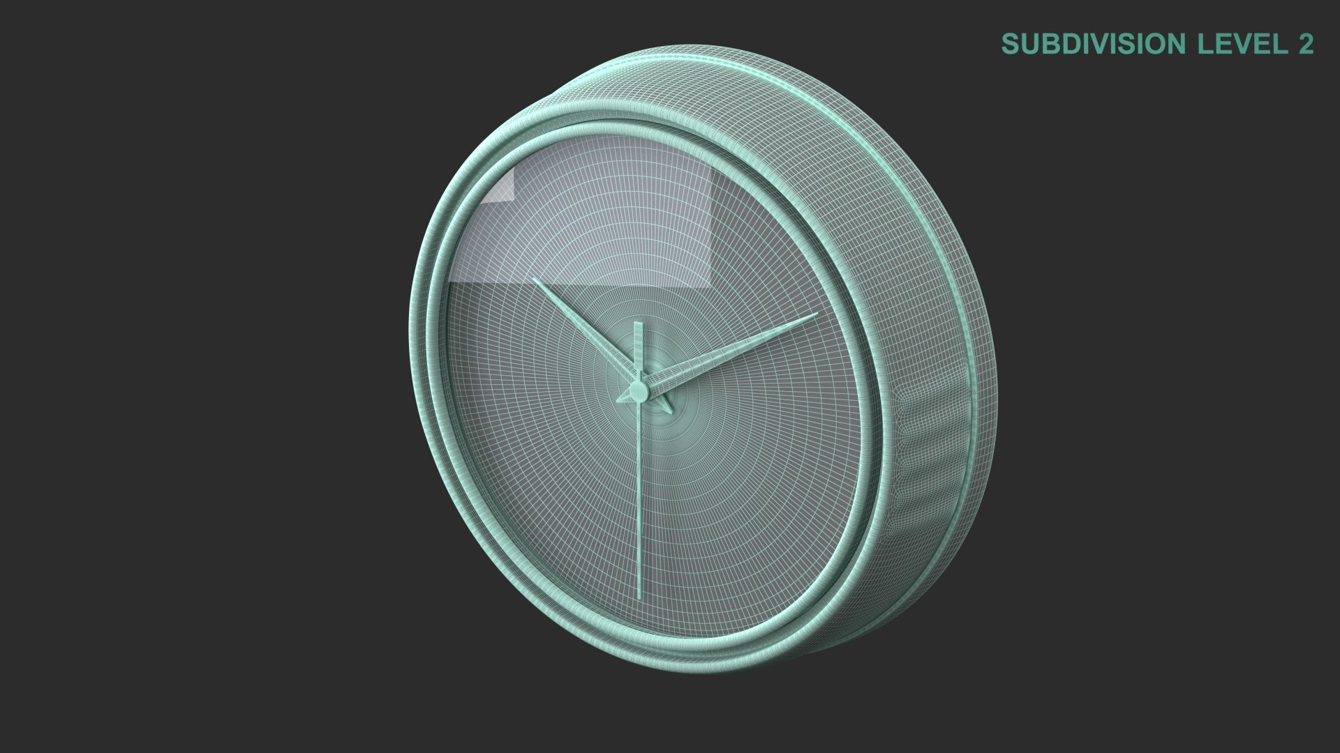 Wall Clock Model - TurboSquid 1968329