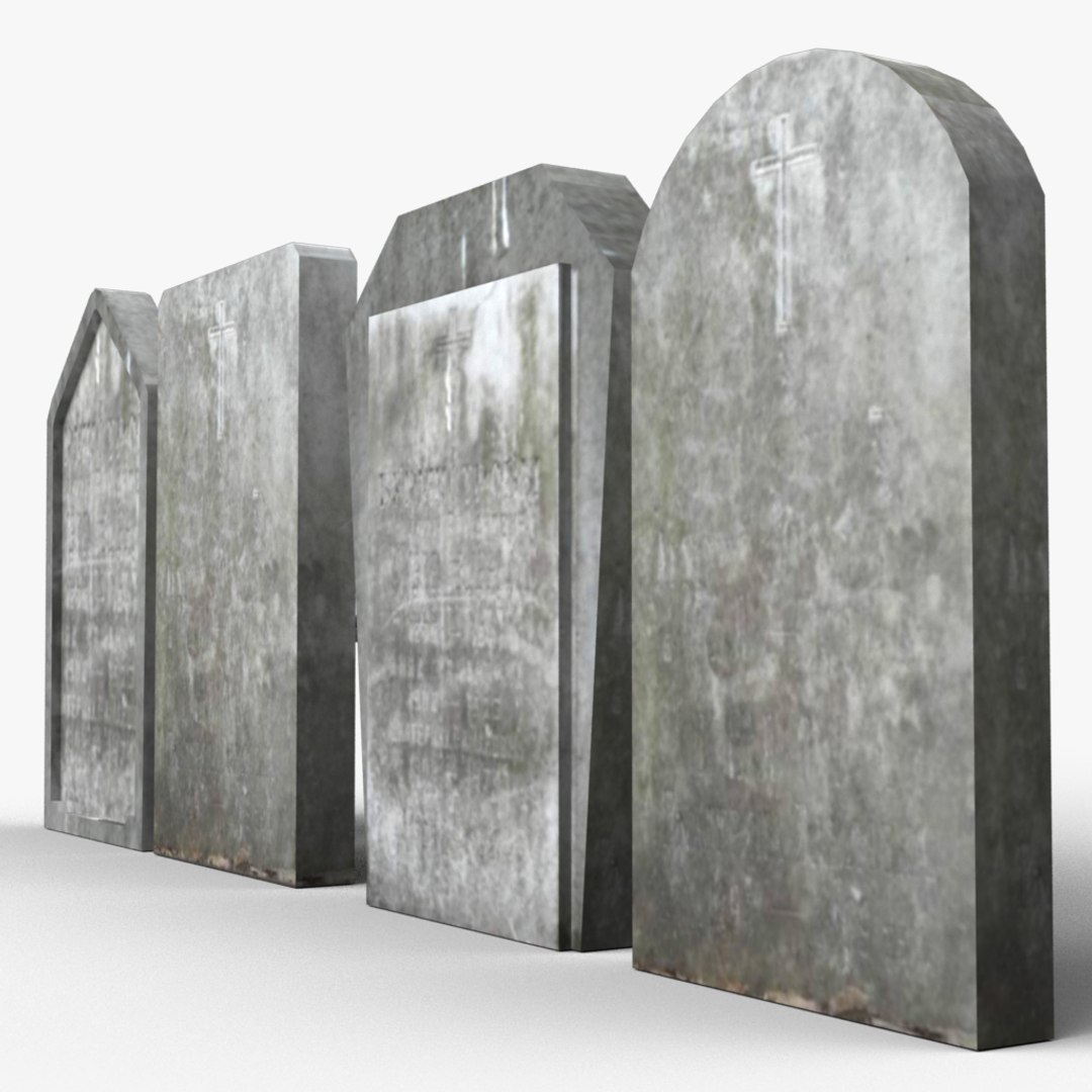 Free simple tombstones 3D - TurboSquid 1188906