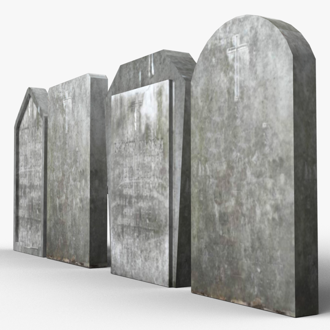 Free simple tombstones 3D - TurboSquid 1188906
