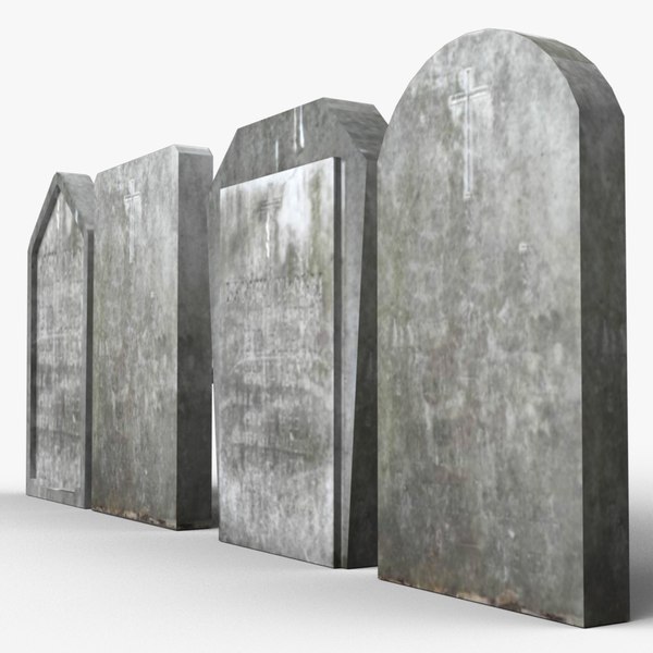 Free 3D Gravestone Models | TurboSquid