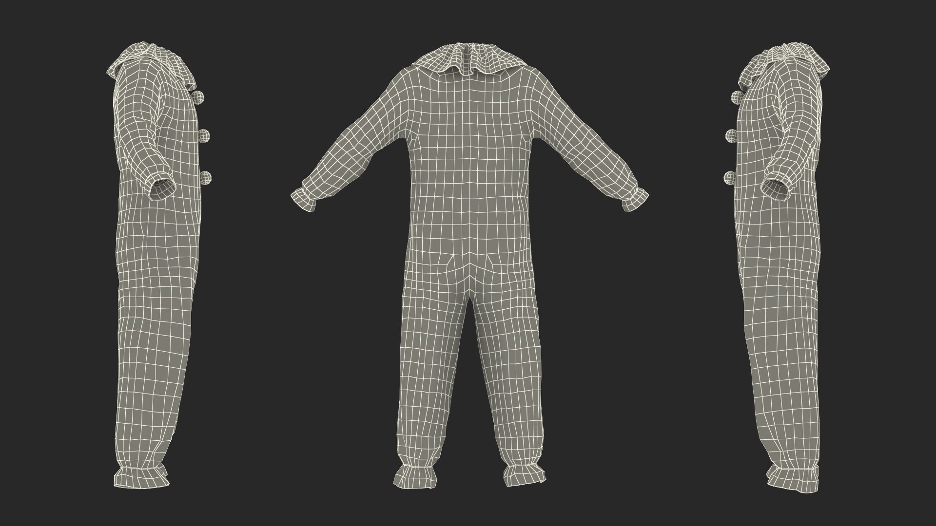 Clowns Clothing Collection 3D model - TurboSquid 1814271