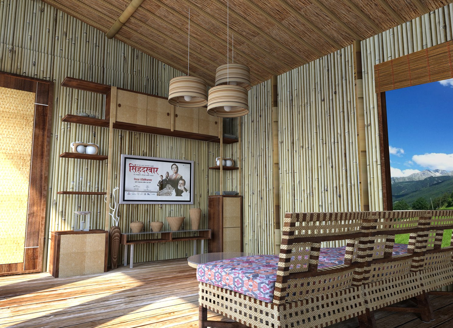 Village Bamboo House 3D - TurboSquid 1472349