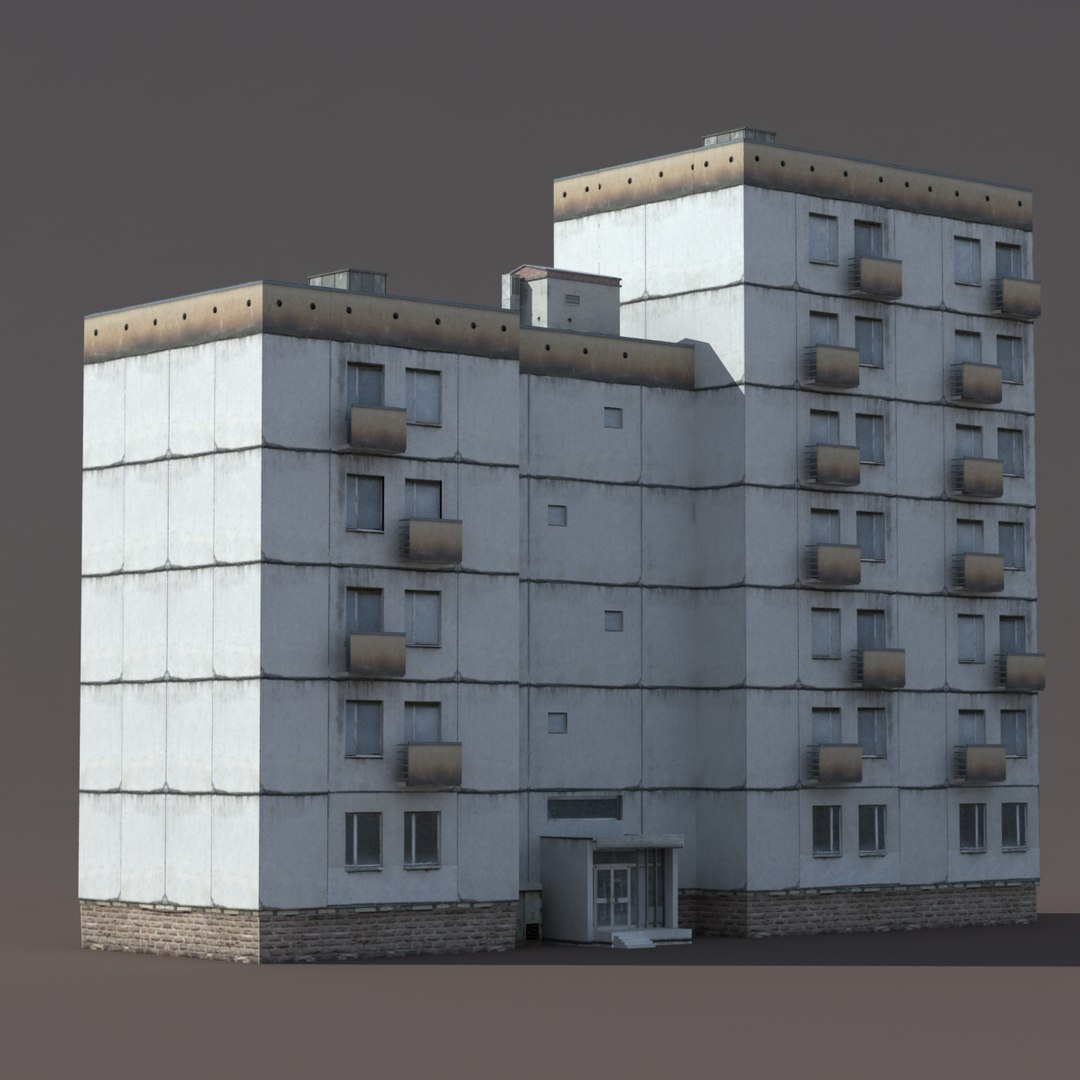 3d Residential Building Model