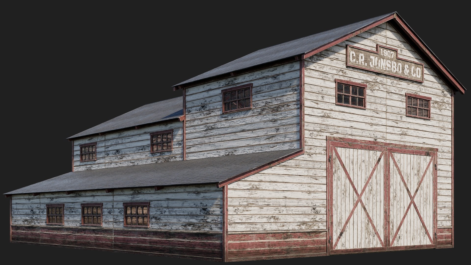 57-58-59-60 - Farm Buildings 3D Model - TurboSquid 2032112