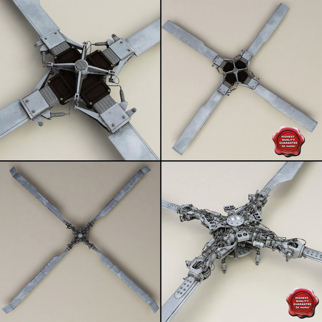 3d Helicopter Propellers V2