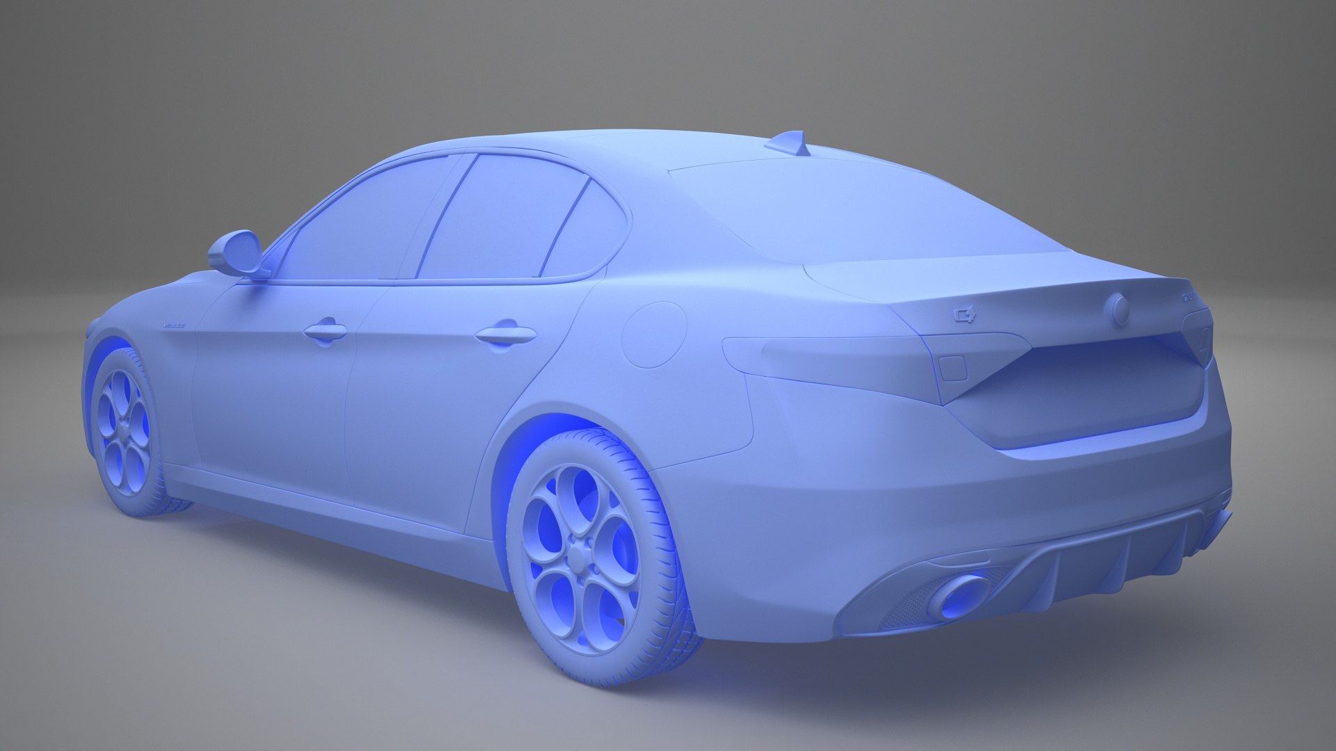Alfa Romeo Giulia Restyling 2023 3D model - TurboSquid 2171752