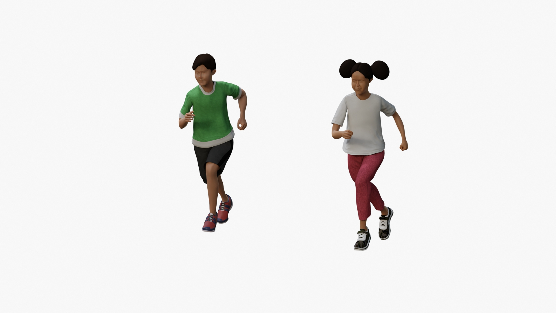 3D 03 Boy Run Draw Model - TurboSquid 1522094