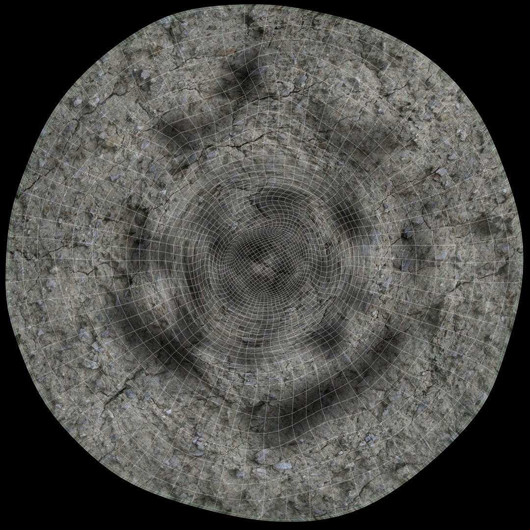 realistic hole 01 gray 3d max