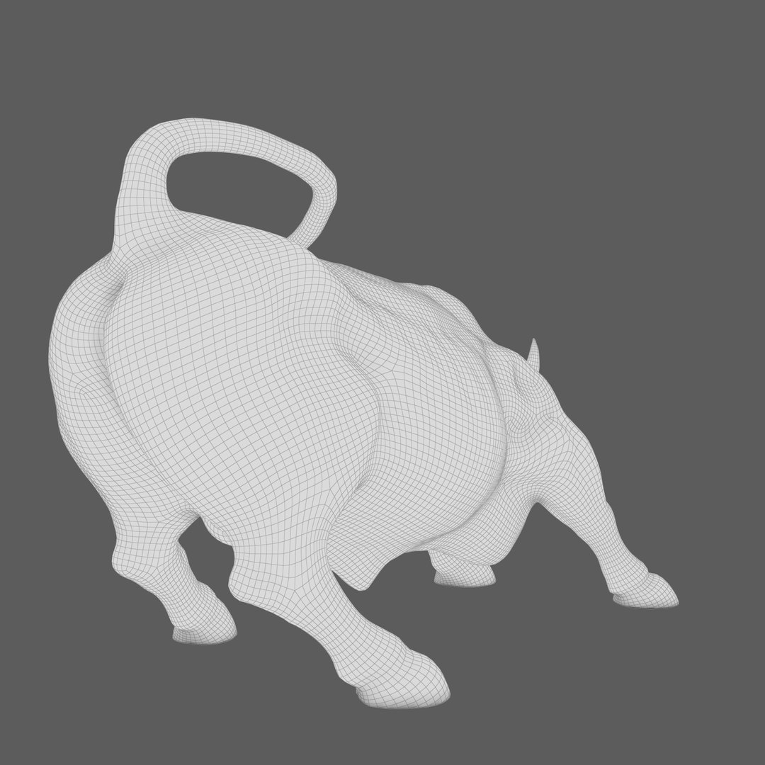 Charging Bull 3D Model - TurboSquid 1210446