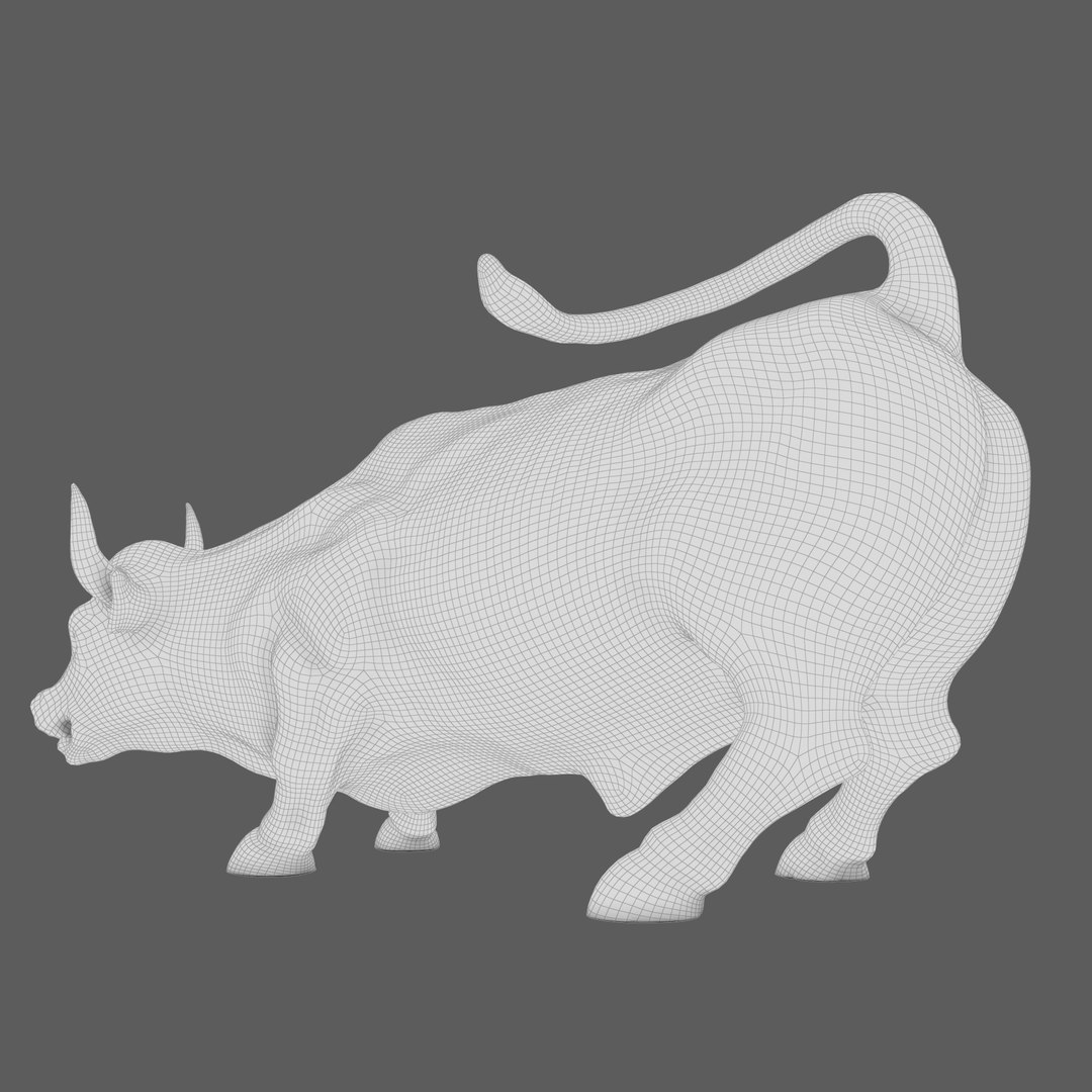 Charging Bull 3D Model - TurboSquid 1210446