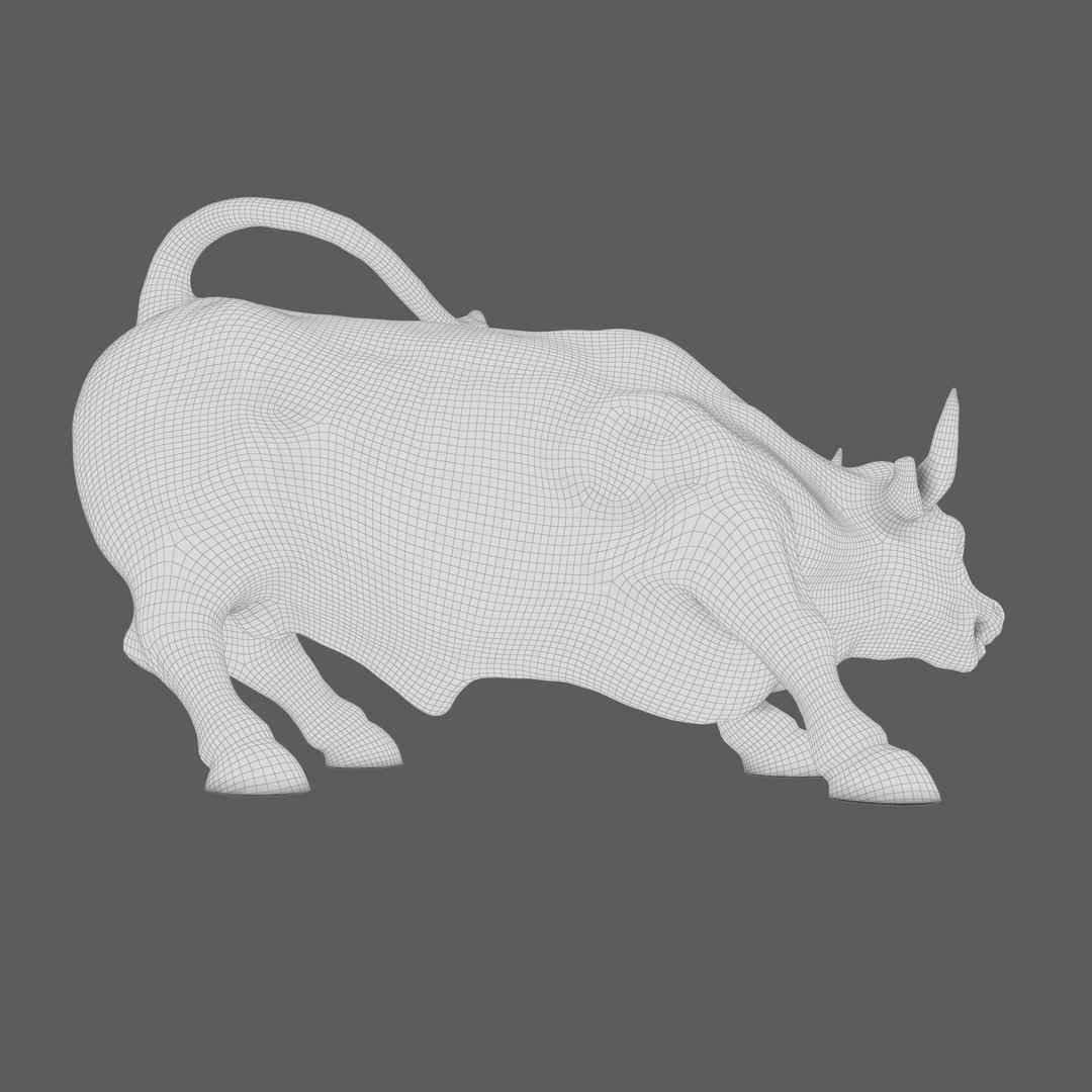 Charging Bull 3D Model - TurboSquid 1210446