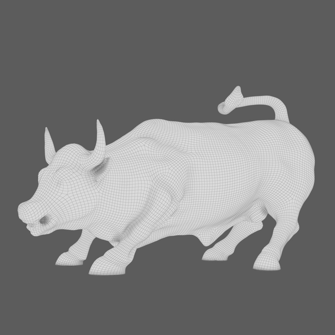 Charging Bull 3D Model - TurboSquid 1210446