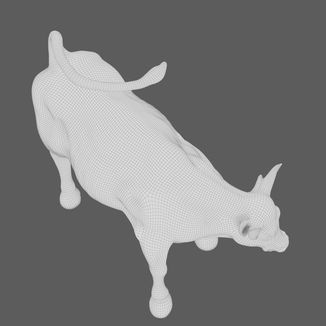 Charging Bull 3D Model - TurboSquid 1210446