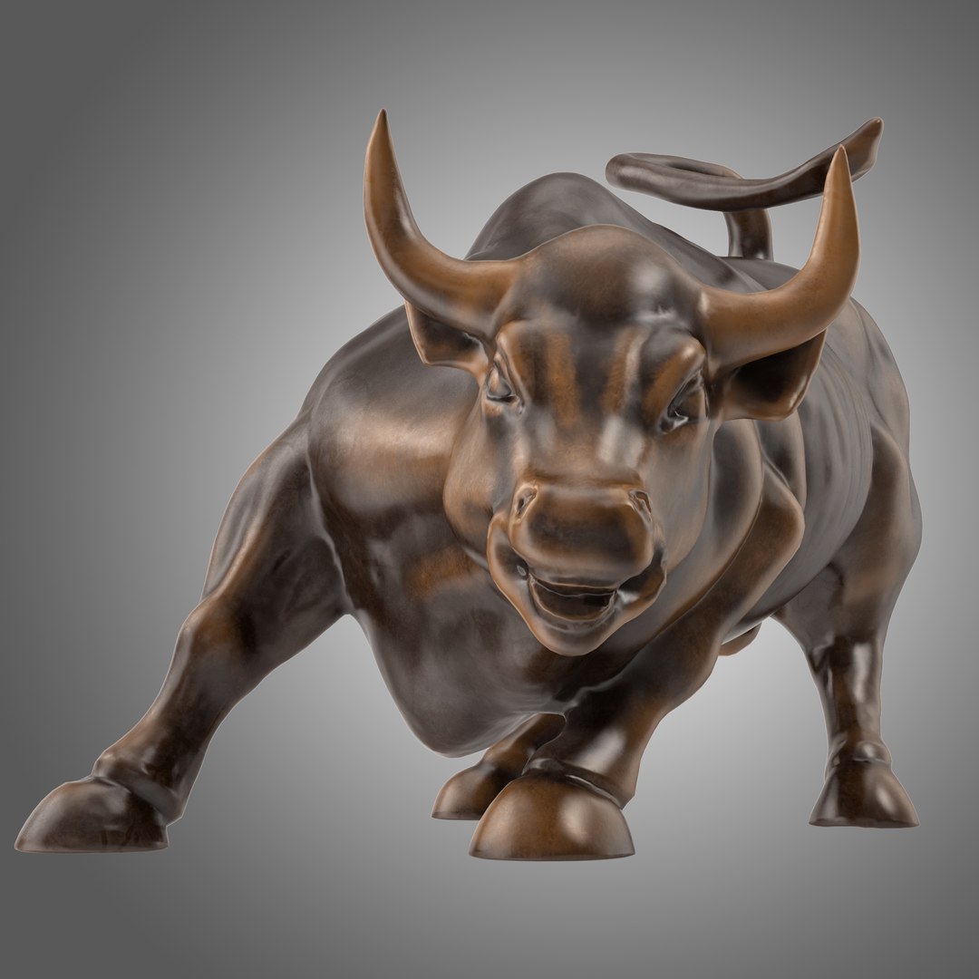 Charging bull 3D model - TurboSquid 1210446
