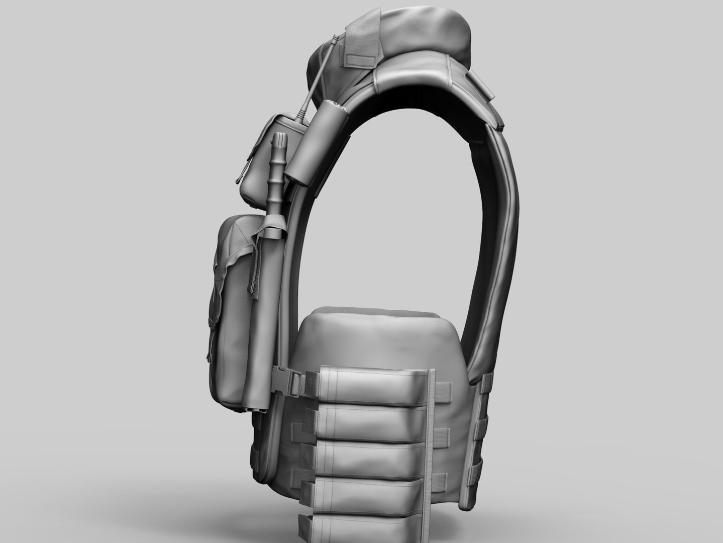 3D Bulletproof 6b43 Ratnik Russian Army - TurboSquid 1238055