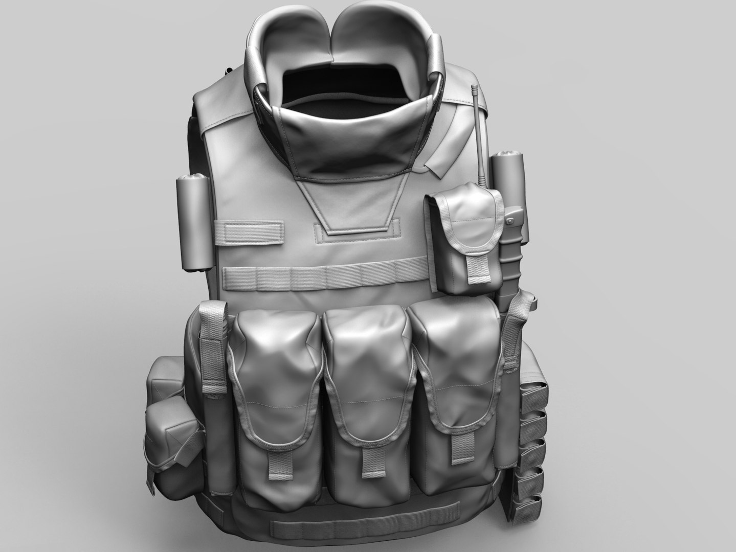 3D Bulletproof 6b43 Ratnik Russian Army - TurboSquid 1238055