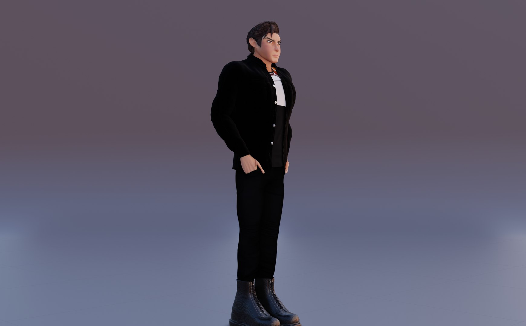 3D Bad Man Geeson Rigged Model - TurboSquid 2414940