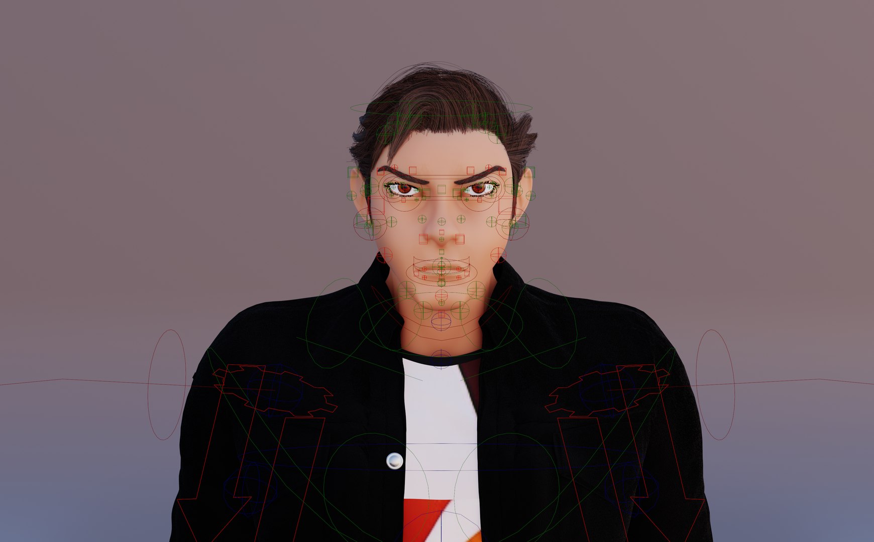 3D Bad Man Geeson Rigged Model - TurboSquid 2414940