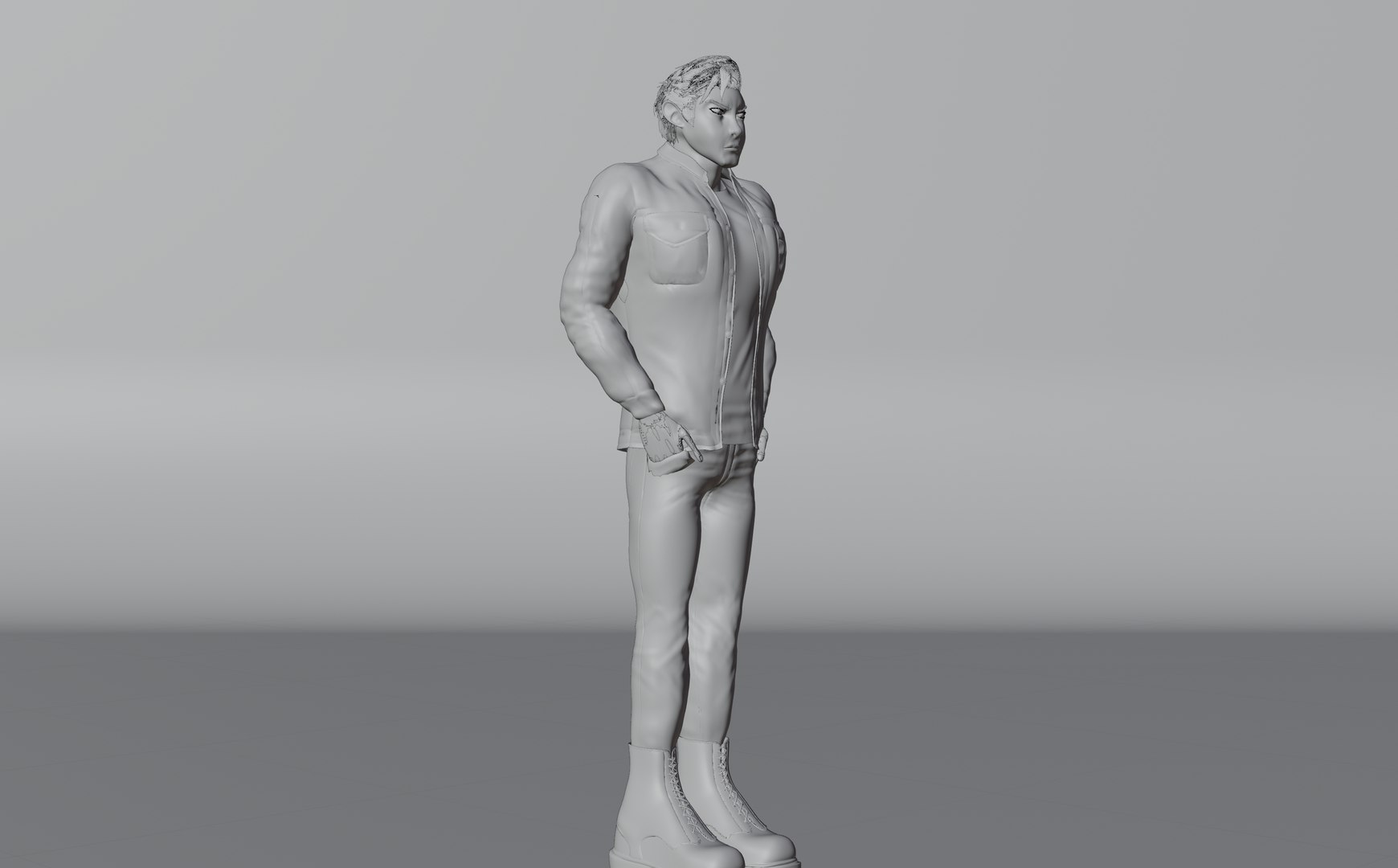 3D Bad Man Geeson Rigged Model - TurboSquid 2414940