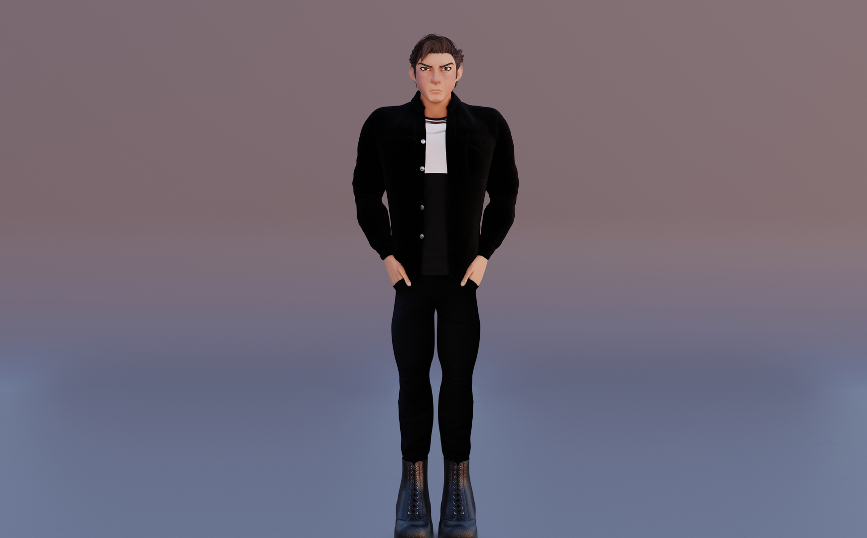 3D Bad Man Geeson Rigged Model - TurboSquid 2414940