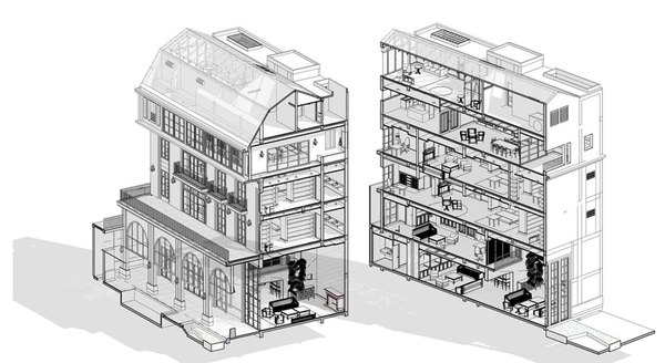modelo 3d Modelo de edificación ceo-clásica revit - TurboSquid 1204256