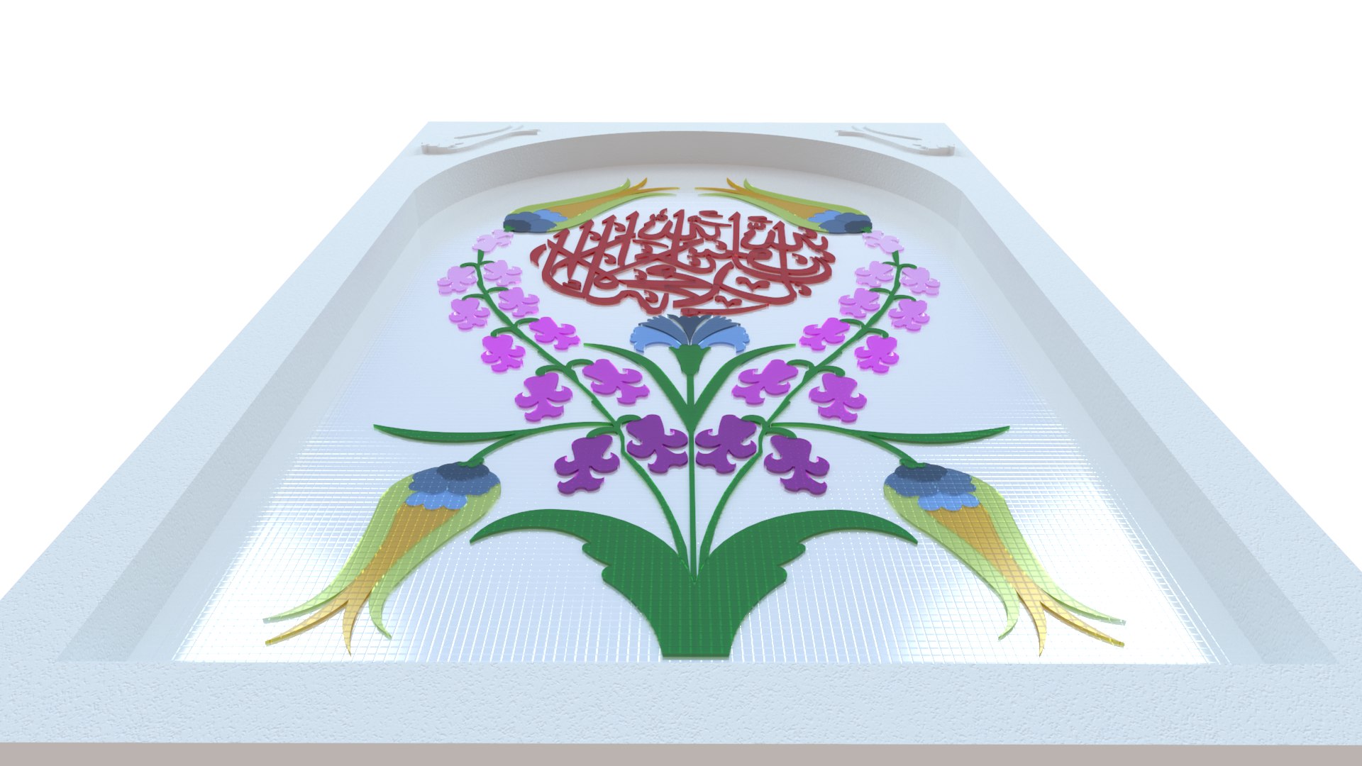 3D Modern Mosque Window - TurboSquid 1463897