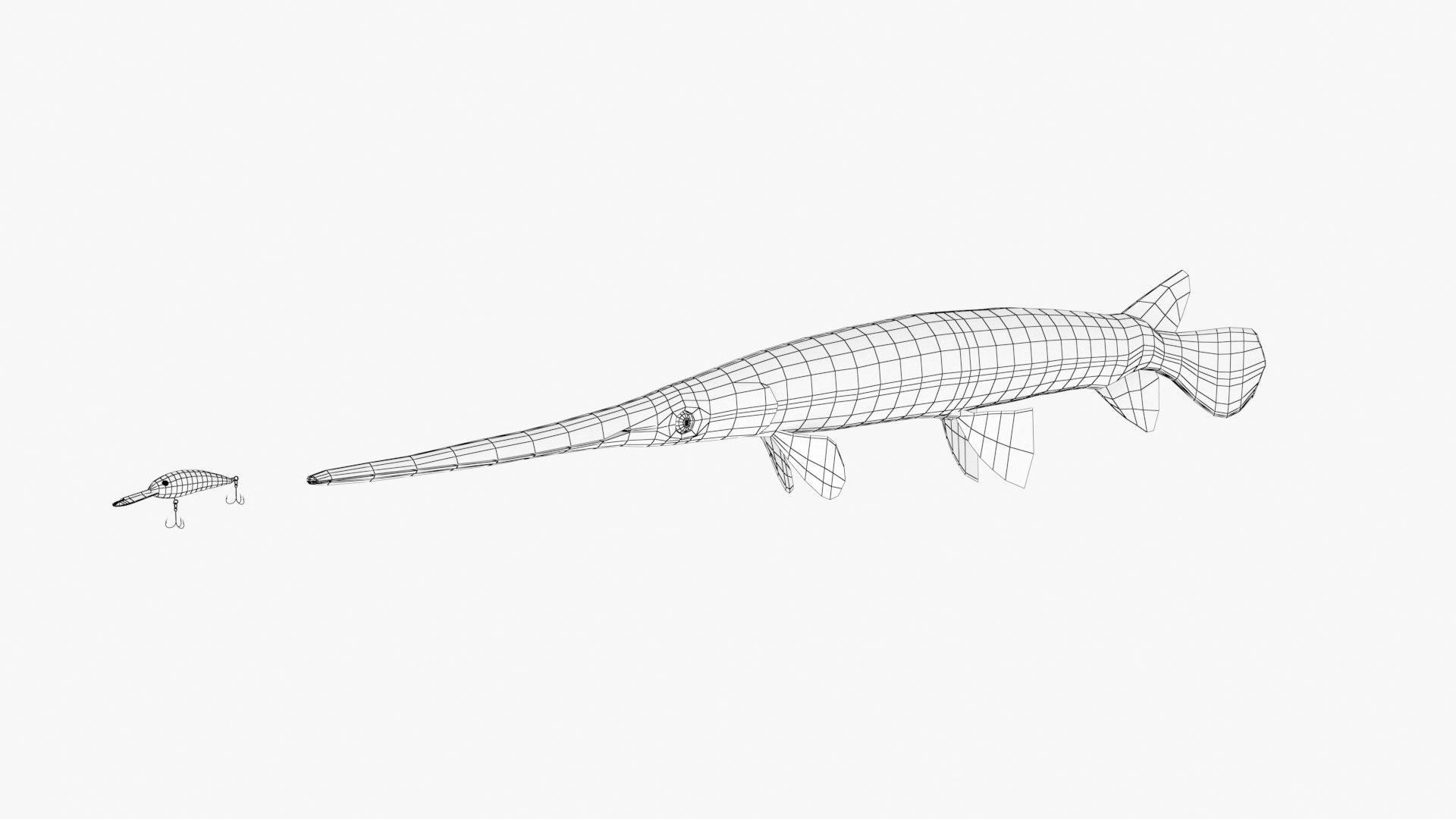 Longnose Gar Fish 3D Model - TurboSquid 1699308