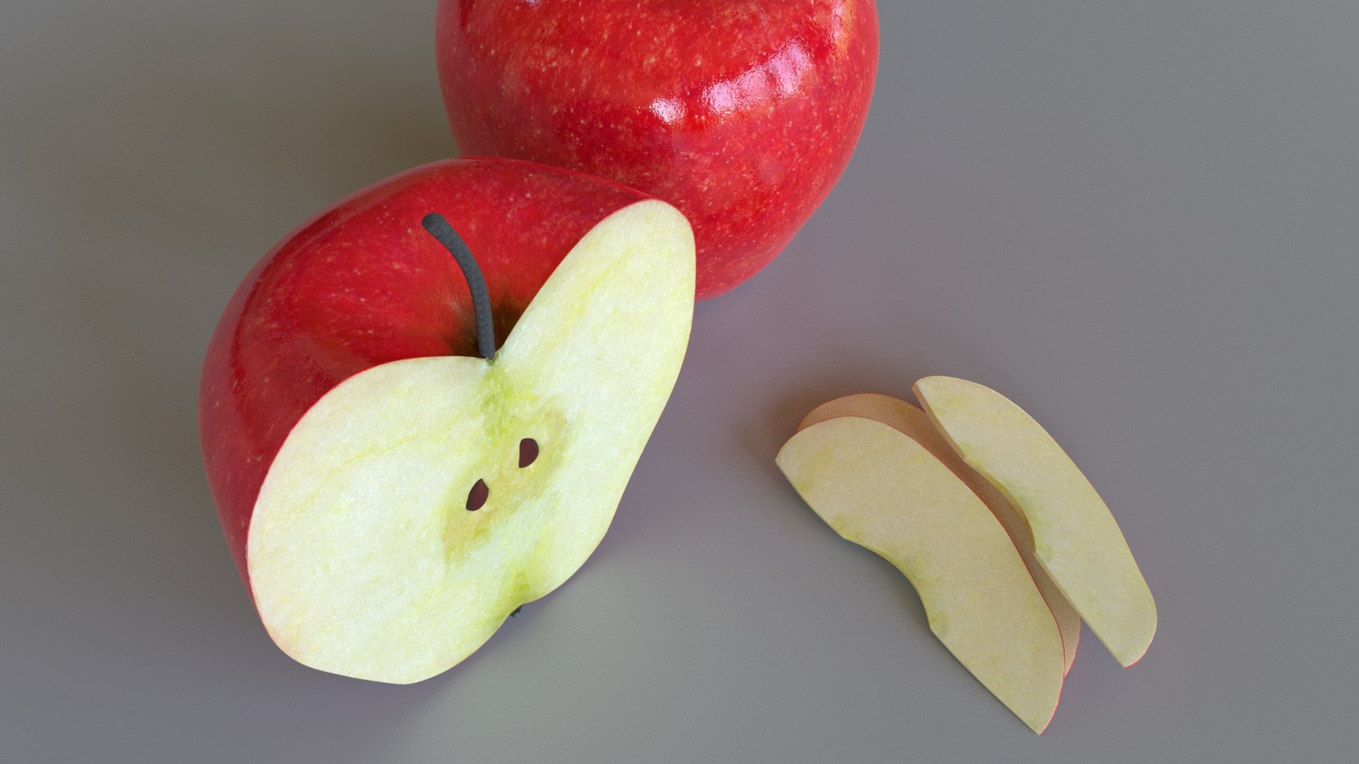 Realistic Apple 3D Model - TurboSquid 1487913