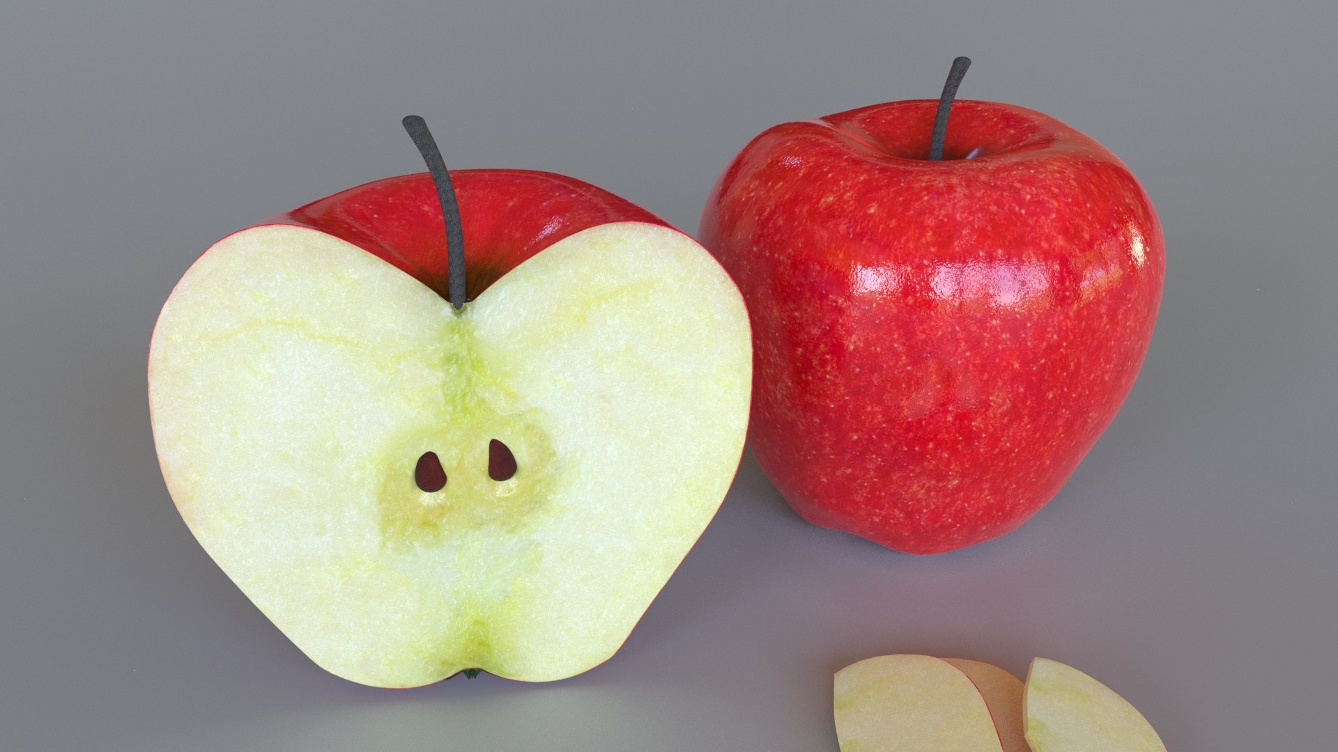 Realistic Apple 3D Model - TurboSquid 1487913