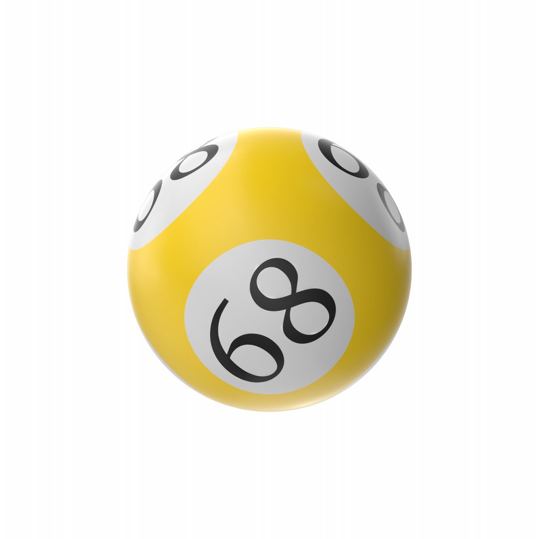 Bingo Ball 68 3D Model - TurboSquid 2261611