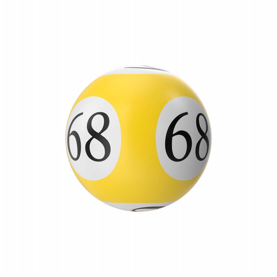 Bingo Ball 68 3D Model - TurboSquid 2261611