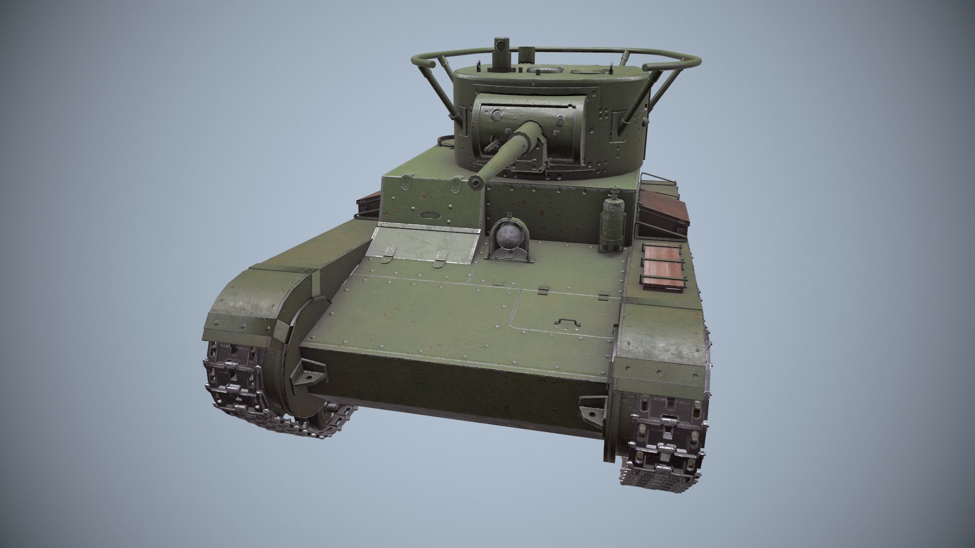 Panzer T-26 Model - TurboSquid 1302353